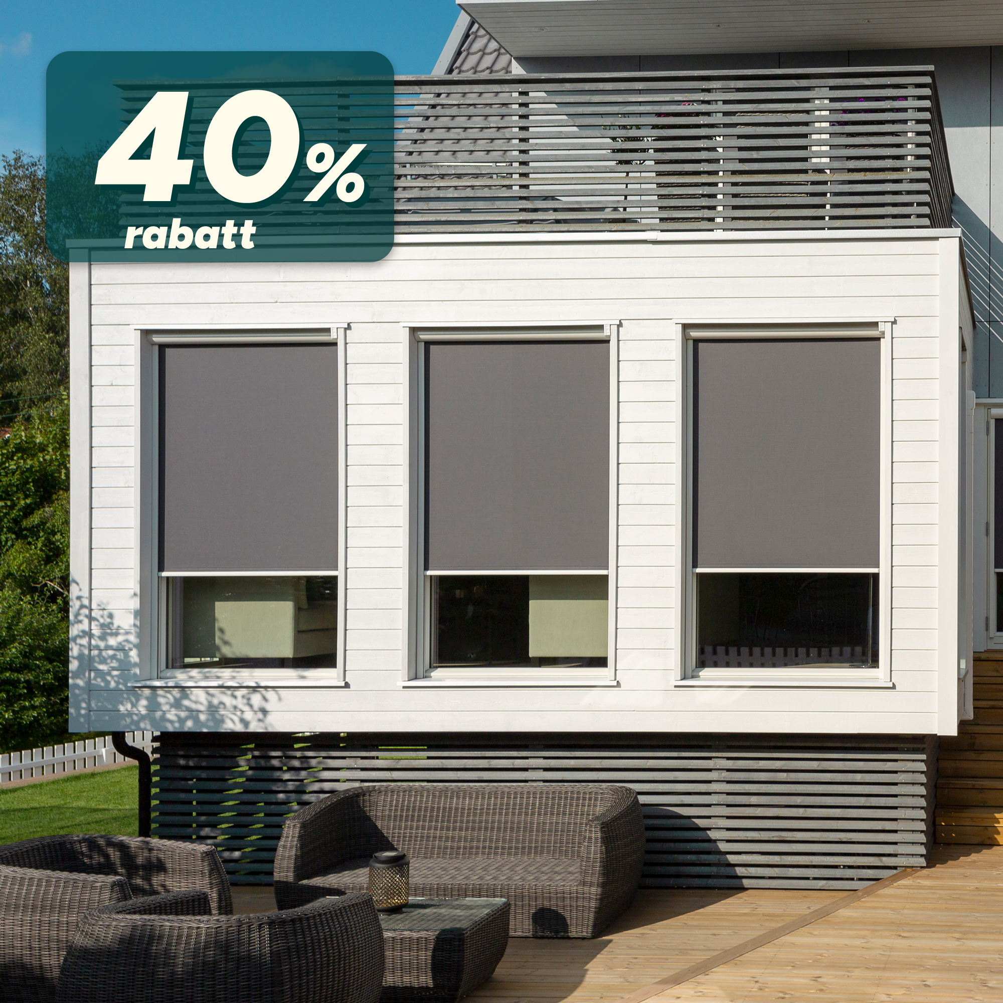 Markisemannen - Tilpasset solskjerming utvendig og innvendig